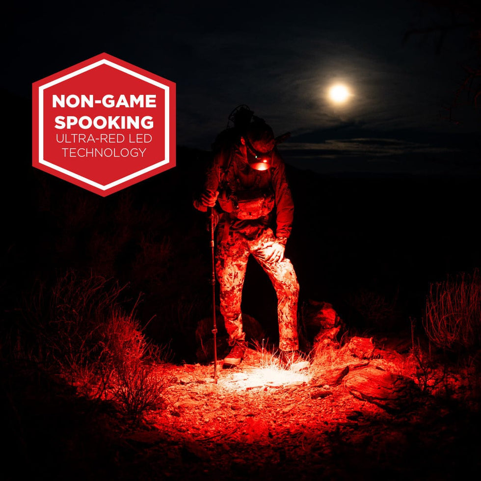 Backcountry Duo Red Headlamp, Hunting Headlamp | PEAX Equipment